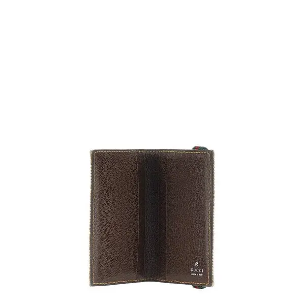 Gucci Coated Gg Canvas Bi-fold Cardholder