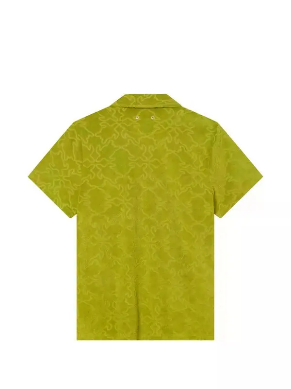 Vilebrequin Turtles Net Jacquard Bowling Shirt