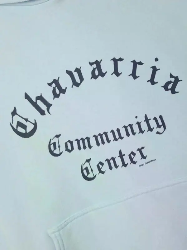 WILLY CHAVARRIA Logo-print Cotton Hoodie