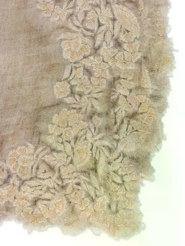 Faliero Sarti Fiorenza Floral-embroidered Scarf