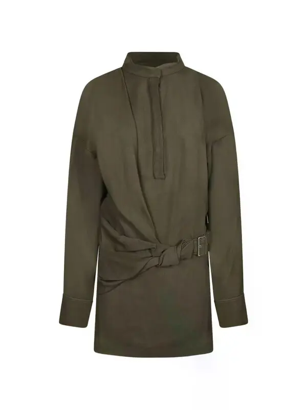 IRO PARIS Melva Belted Wrap Mini Dress