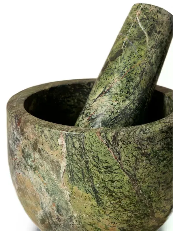 CHEHOMA Marble Mortar And Pestle
