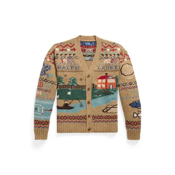 Ralph Lauren Relaxed Fit Scenic Wool Cardigan