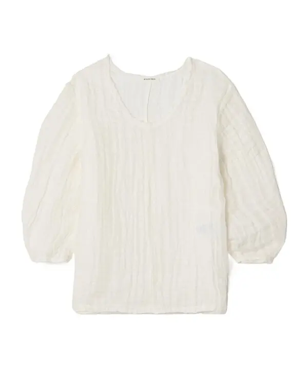 BY MALENE BIRGER Mikala Organic Linen-gauze Blouse