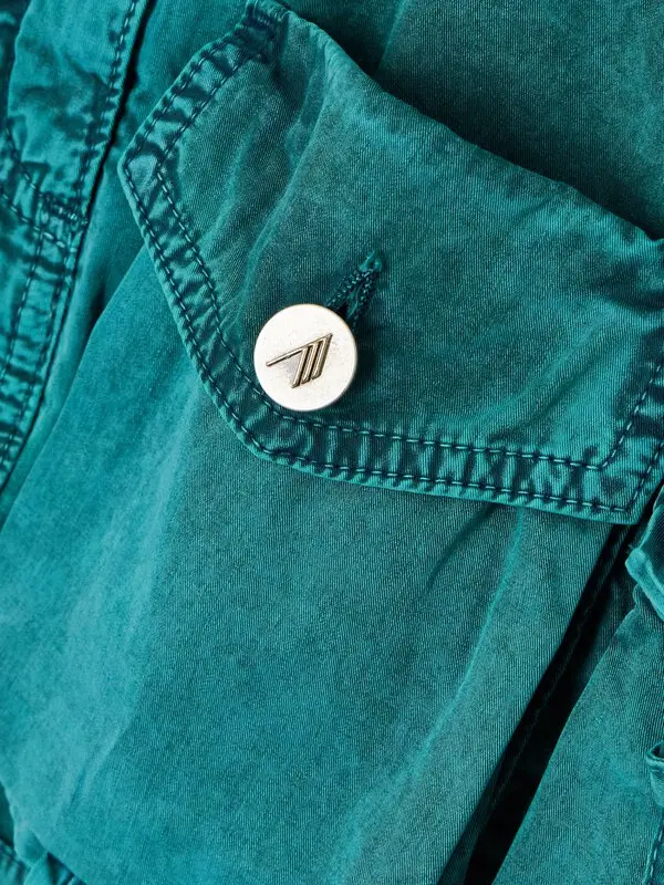 Attico Denim Mini Skirt