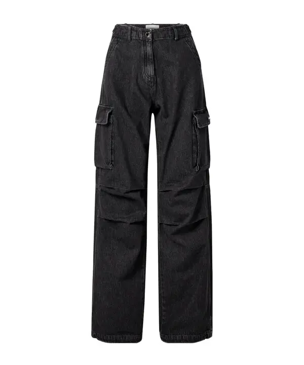 Coperni High-rise Wide-leg Cargo Jeans