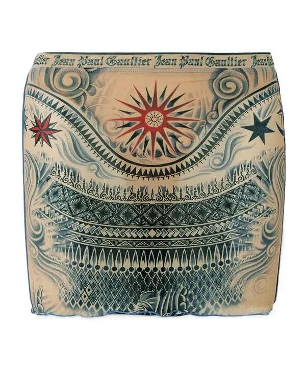 JEAN PAUL GAULTIER Elastic Mini Skirt - Multicolor