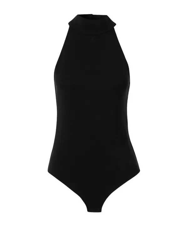COURREGES Halter-neck Jersey Bodysuit