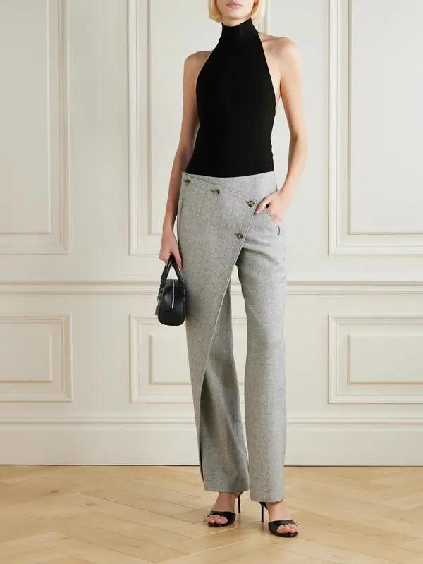 COURREGES Halter-neck Jersey Bodysuit