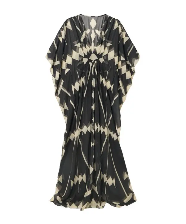 Johanna Ortiz Printed Recycled-georgette Kaftan - No