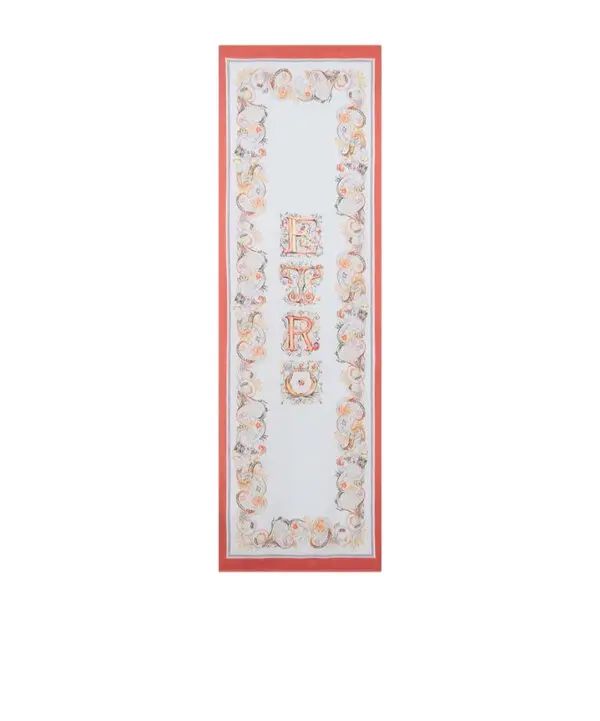 Etro Floral Paisley Motif Scarf