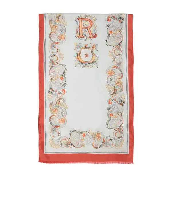Etro Floral Paisley Motif Scarf