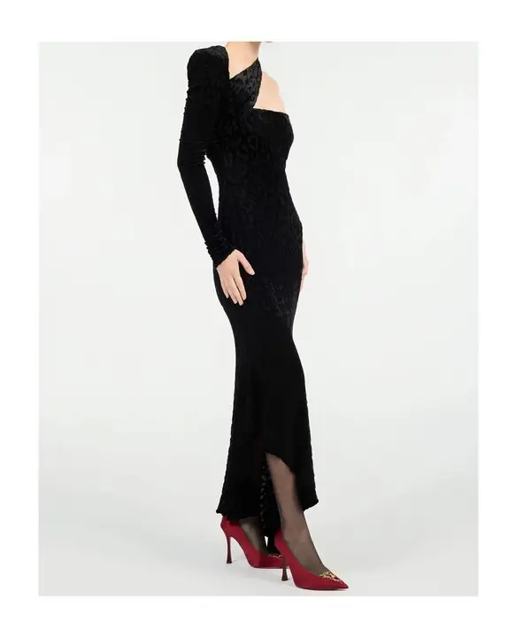 Roberto Cavalli Asymmetric One-shoulder Dress