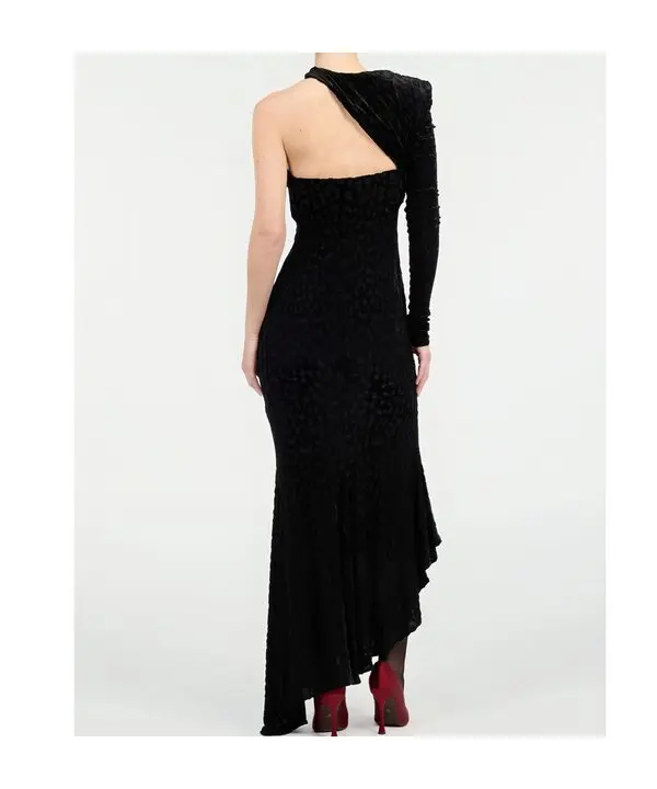 Roberto Cavalli Asymmetric One-shoulder Dress