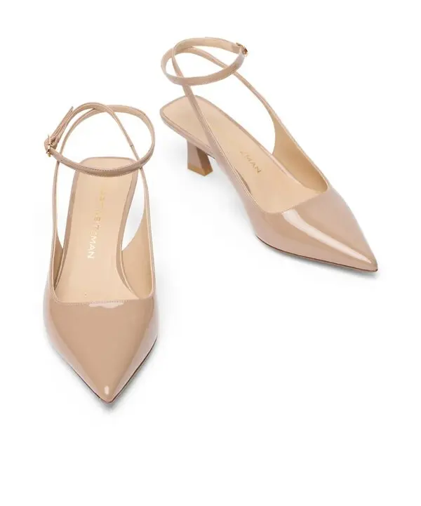 STUART WEITZMAN Vinnie 50 Strap Pump - Fawn
