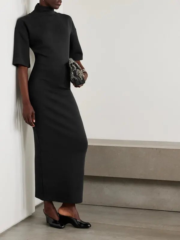 JEAN PAUL GAULTIER Printed Jersey Maxi Dress
