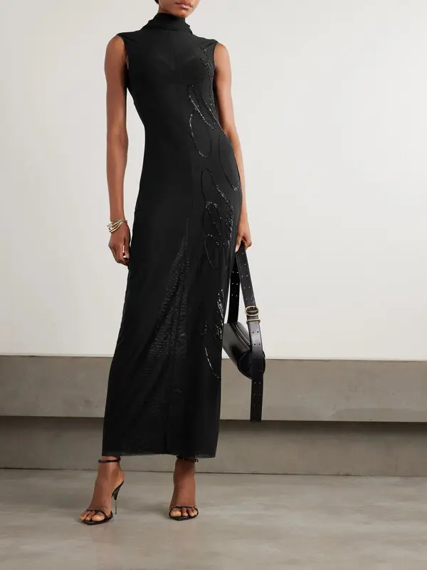 JEAN PAUL GAULTIER The Long Sequin Embellished Dress