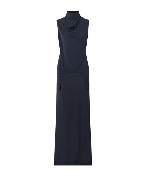 JEAN PAUL GAULTIER Draped Stretch-jersey Maxi Dress