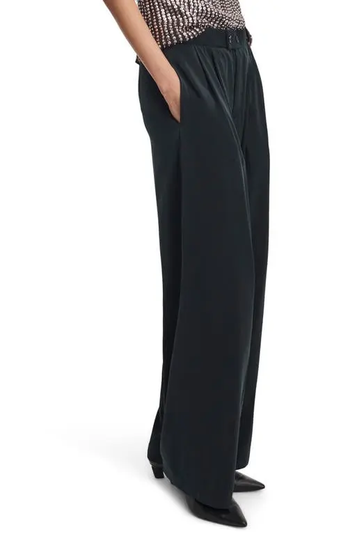 Rag & Bone Shania High Waist Wide Leg Pleated Pants
