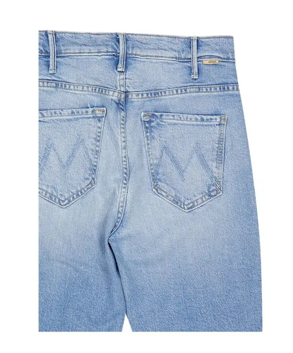 MOTHER The Hustler Frayed-hem Jeans