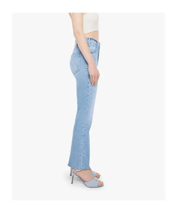 MOTHER The Hustler Frayed-hem Jeans