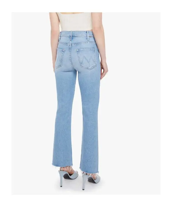 MOTHER The Hustler Frayed-hem Jeans