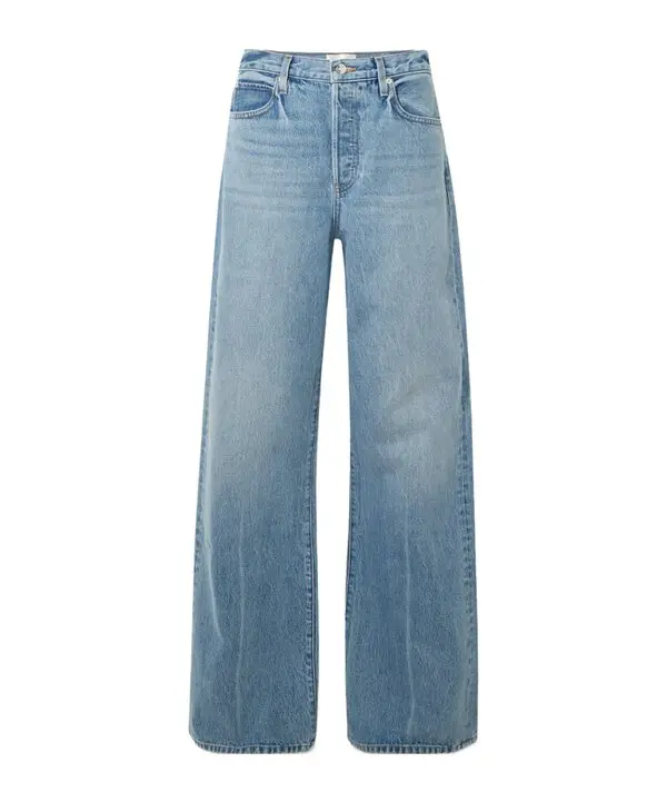 FRAME The Loose Low-rise Wide-leg Jeans - No