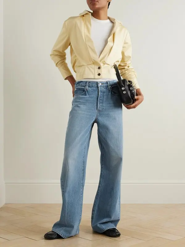 FRAME The Loose Low-rise Wide-leg Jeans - No