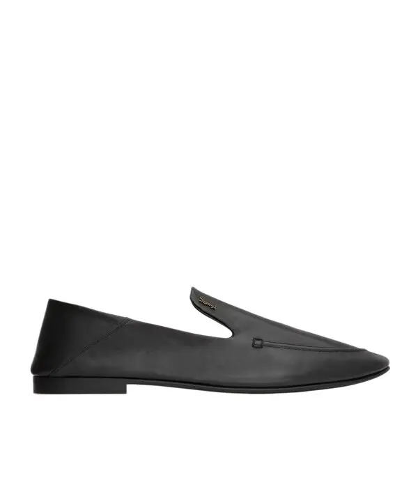 Saint Laurent Logo-plaque Loafers