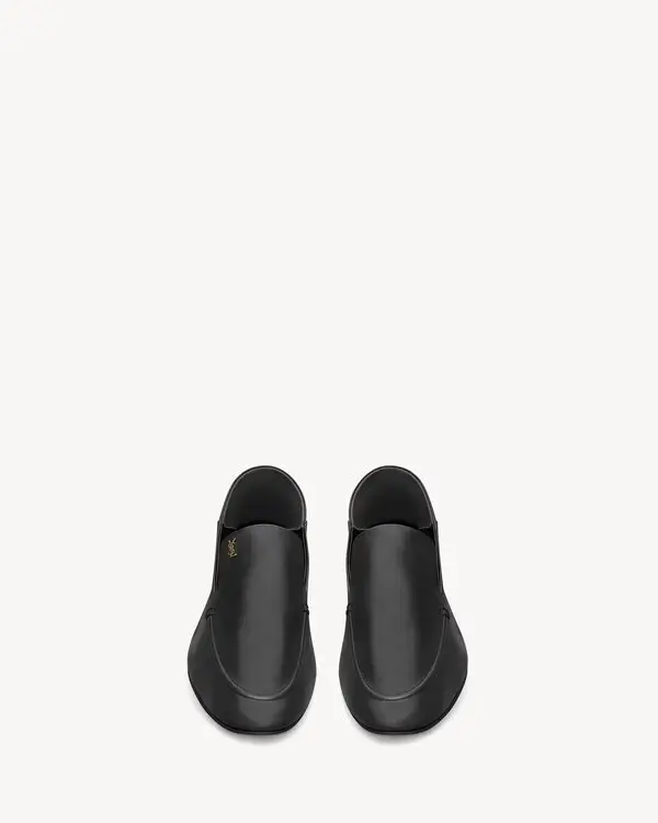 Saint Laurent Logo-plaque Loafers