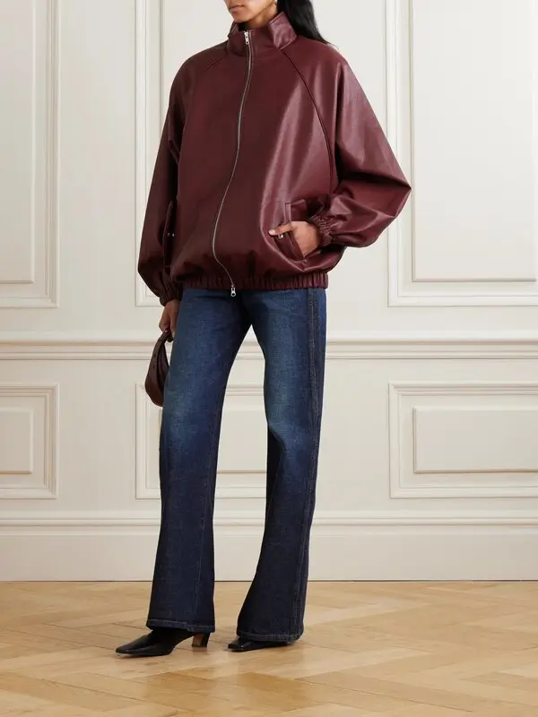 THE FRANKIE SHOP Oversized Bomber Jacket