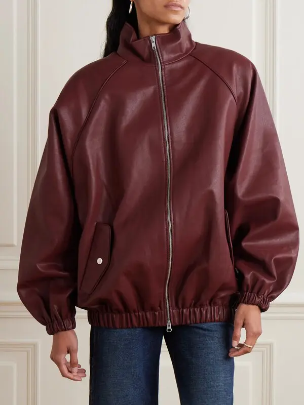 THE FRANKIE SHOP Oversized Bomber Jacket