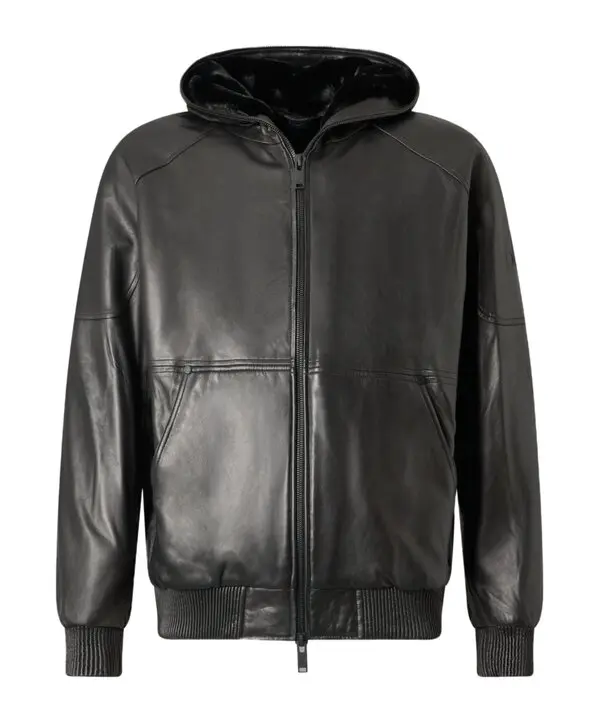 Moose Knuckles Neo Bunny Leather Jacket