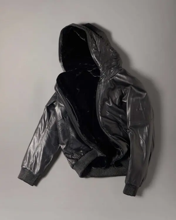 Moose Knuckles Neo Bunny Leather Jacket
