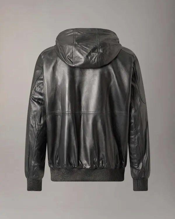Moose Knuckles Neo Bunny Leather Jacket