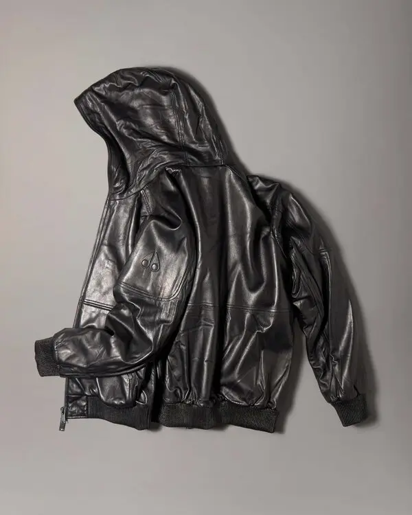 Moose Knuckles Neo Bunny Leather Jacket