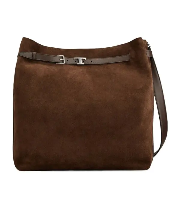 TOD'S Tim Medium Hobo Shoulder Bag