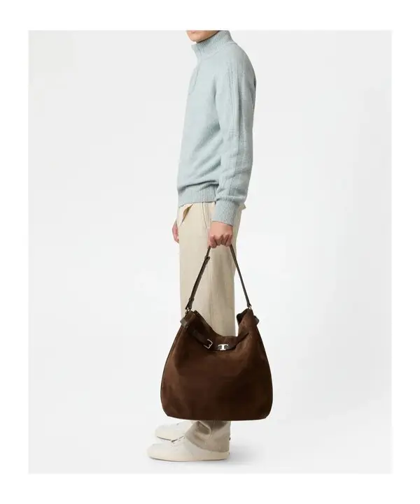 TOD'S Tim Medium Hobo Shoulder Bag