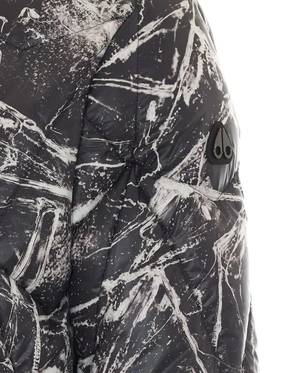 Moose Knuckles Printed Zipped Jacket