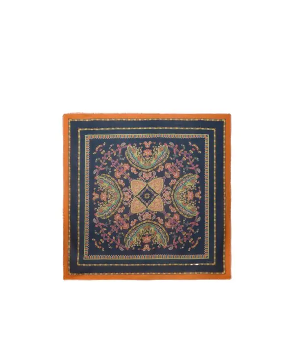 Etro Paisley Border Square Shawl