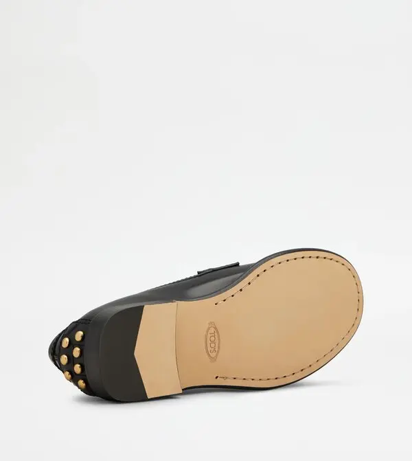 TOD'S Dots Round-toe Loafers