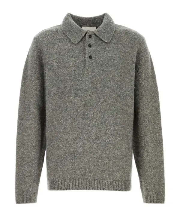 Closed Polo Knitted Sweater - Gray