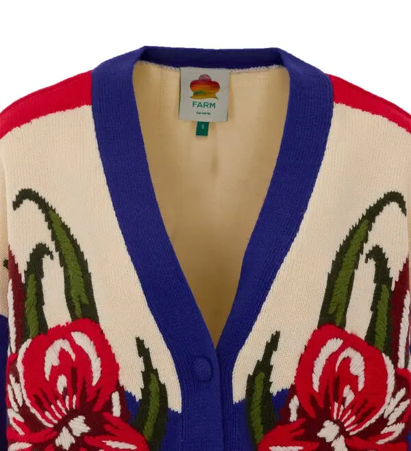 Farm Rio Long-sleeve Knit Cardigan