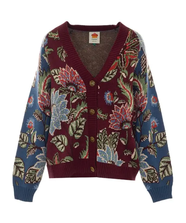 Farm Rio Long-sleeve Knit Cardigan - No