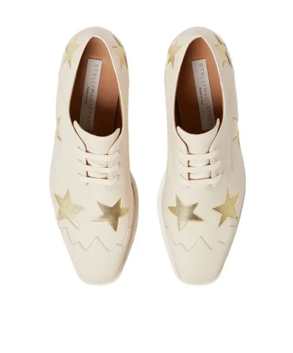 Stella McCartney Elyse Star Platform Lace-up Shoes