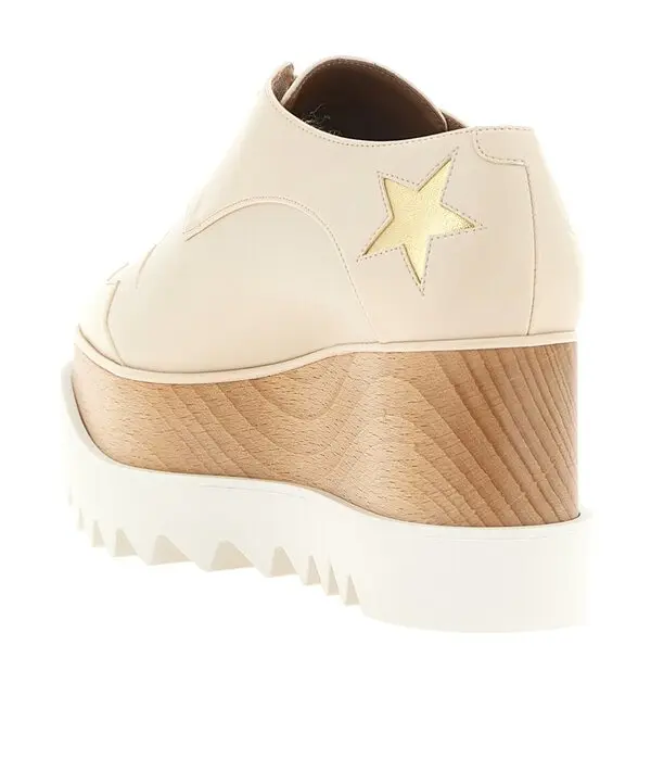 Stella McCartney Elyse Star Platform Lace-up Shoes