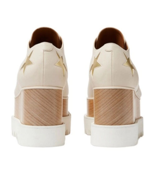 Stella McCartney Elyse Star Platform Lace-up Shoes