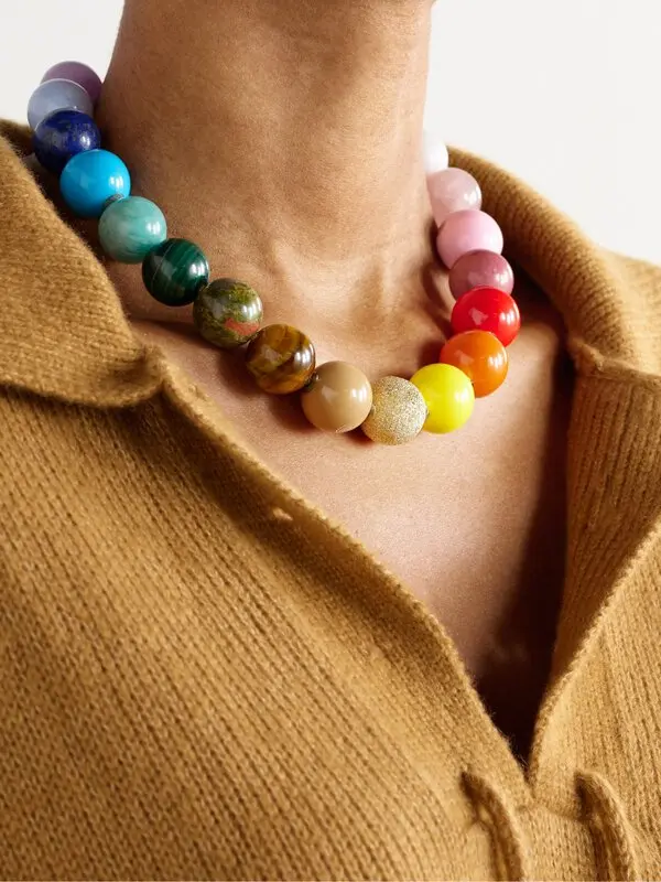 Carolina Bucci Colorful Bead Necklace