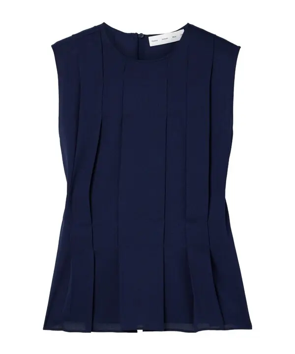 Proenza Schouler Makayla Pleated Crepe Tank - No