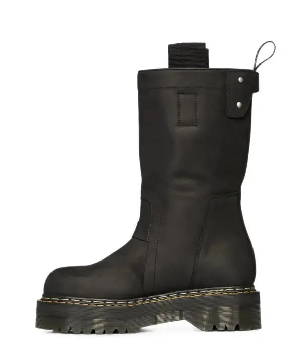 DR. MARTENS X RICK OWENS Round-toe Short Boots